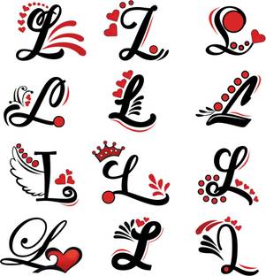 Letter L Tattoo