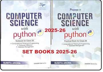Progress In Computer Science With Python Textbook & Practical Book For ...