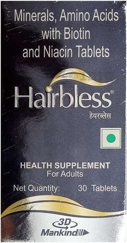 Hairbless TABLET (PACK OF 30 TAB.) Price in India - Buy Hairbless ...