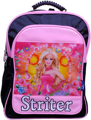 34% OFF on Striter Barbie Pink And Black Color School Bag Backpack(Pink ...