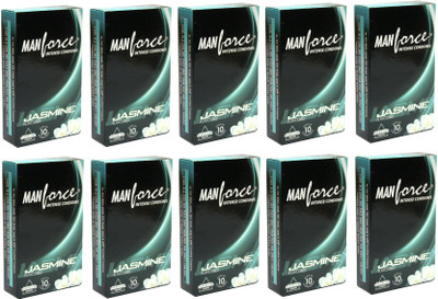 25% OFF on MANFORCE Intense Jasmine Flavoured Condom(Set of 10, 100 ...