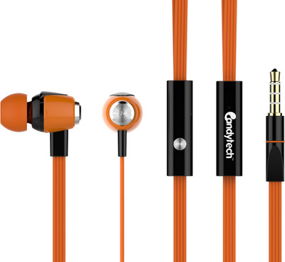 59% OFF on Candytech HF-S-30-ORNG Bluetooth without Mic Headset(Orange ...