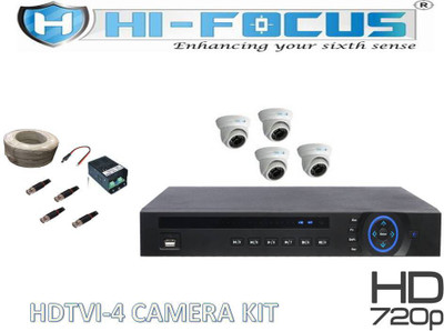 32% OFF on Hi Focus HD-CVR-4104-S/DM-4 Security Camera(4 TB, 4 Channel ...