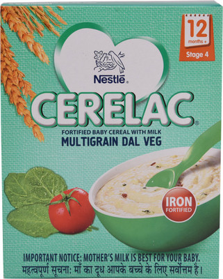 Buy Nestle Cerelac Multi Grain Dal Veg Cereal(300 g, 12+ Months) on ...