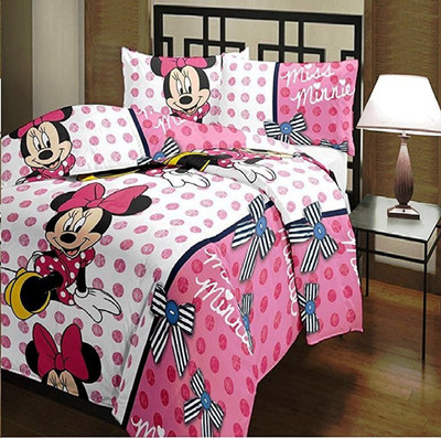 cartoon bedsheet single bed
