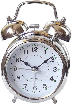 50% OFF on ACE Analog Silver Clock on Flipkart | PaisaWapas.com