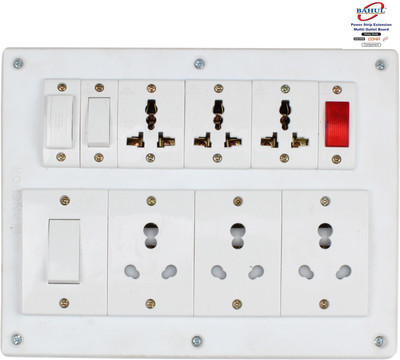 17% OFF on Shri Krishna Bahul power strip extension multi outlet board ...