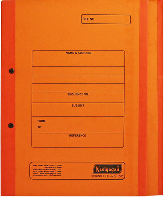 3% OFF on NEELGAGAN PAPER OFFICE FILE NO 1000 SET OF 5(Set Of 5, Yellow ...