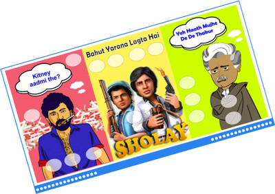 PartyStuff Sholay kukuba 3 - Designer Kukuba in Tambola Housie Tickets ...