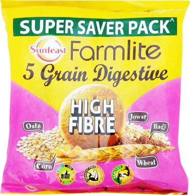 10% OFF on Sunfeast Farmlite 5 Grain High Fibre Biscuit Digestive(1 kg ...