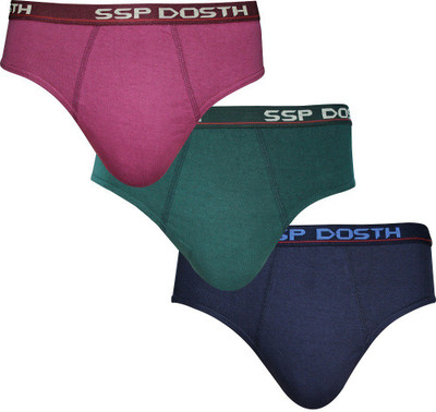 51% OFF on SSP DOSTH Men Brief(Pack of 3) on Flipkart | PaisaWapas.com
