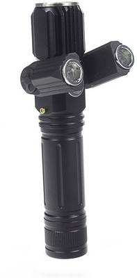 Care 4 3 headed metal body torch with 2 adjustable angle heads ...