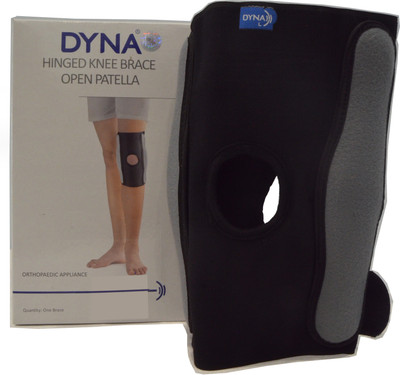 Dyna Knee Brace Hinged Open Patella Knee Support(Black) Lowest Price in ...