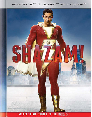 Shazam! (Digibook) (4K UHD + Blu-ray 3D + Blu-ray) (3-Disc)(4K(UHD) Blu ...