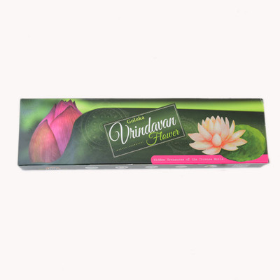 Goloka Vrindavan Flowers Incense Sticks Pack Of 3 (100 Gms Each Pack ...