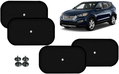 Auto Kite Side Window Sun Shade For Hyundai SantaFe(Black) Lowest Price ...