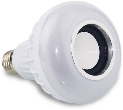 Gabbar LED Music Light Bulb, E26/27 56 W Bluetooth Speaker(White ...