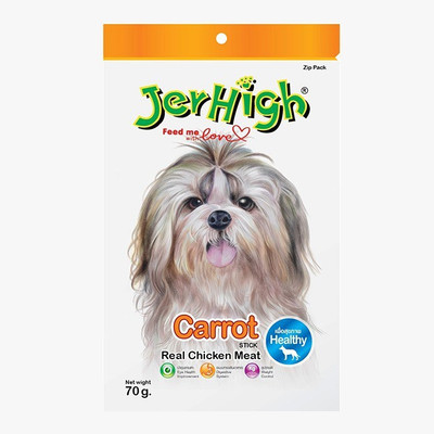 jerhigh Carrot Stick 70gm Chicken Dog Treat(210 g, Pack of 3) Lowest ...