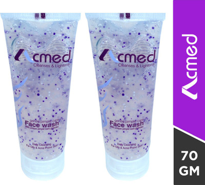 10% OFF on acmed Pimple Care for Acne Prone Skin (Pack of 2) Face Wash ...