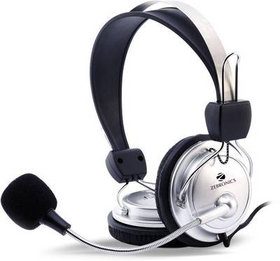 ZEBRONICS ZEB-1000HMV Wired Headset (Black, On the Ear) | Price History