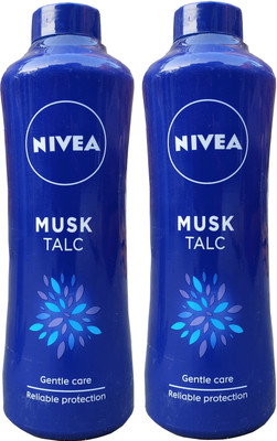 NIVEA Musk Talc Skin Powder 2 Unit of 400 Grams Each(2 x 400 g ...