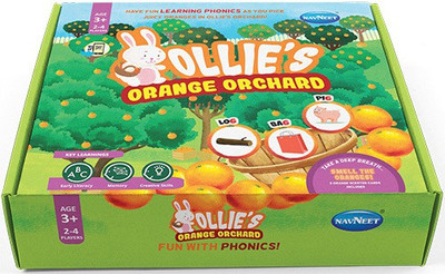 NAVNEET Ollie’s Orange Orchard Board Games Party & Fun Board Game ...