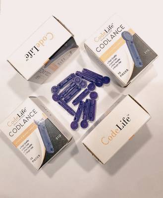 CODELIFE sterile blood lancet Glucometer Lancets (100) Glucometer ...