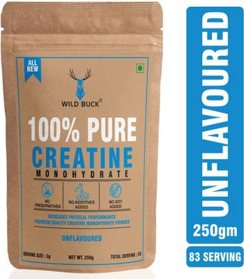 WILD BUCK CREATINE For Muscles Recovery,Muscles Growth & Non-Crash ...