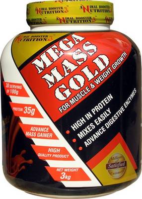 Animal Booster Nutrition Mega Mass Gold Mass Gainer 3kg Weight Gainers ...