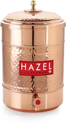 HAZEL Copper Water Storage Tank Pawali, 6 Litres Bottled Water ...