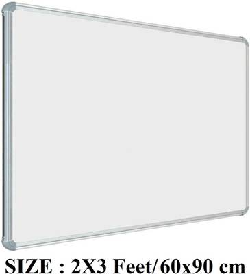 VRAI 2x3 Feet Premium Quallity (Non-Magnetic) Whiteboard | Green Chalk Board Surface On Back ...