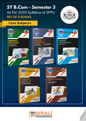 {Set of 5 Core Subject Books} SY B.Com - Semester 3 - As per SPPU's ...