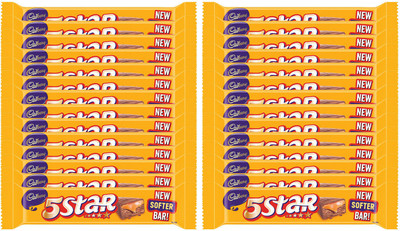 Cadbury 5 Star Chocolate Bars(28 x 40 g) - PaisaWapas