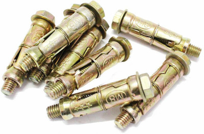 SS SASHA Nut & Bolt Set Zinc Plated Pin Type Anchor Fastner ( 10mm x ...
