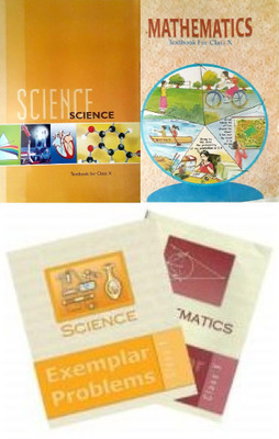 NCERT Science And Mathematics For Class - 10+NCERT Exemplars Science And Math Class 10(Paperback ...