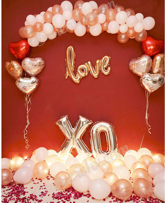 CherishX.com Solid Special Romantic Balloon Decoration for Valentines ...
