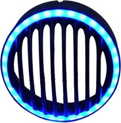 Auto Garh Heavy Duty LED Headlight Grill with Parking Light for Bullet ...