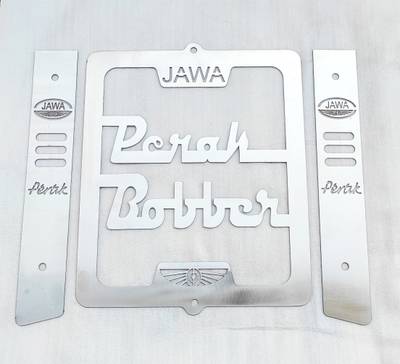 SELVIKE RADIATOR GRILL JAWA PERAK SILVER Bike Radiator Guard - Price ...