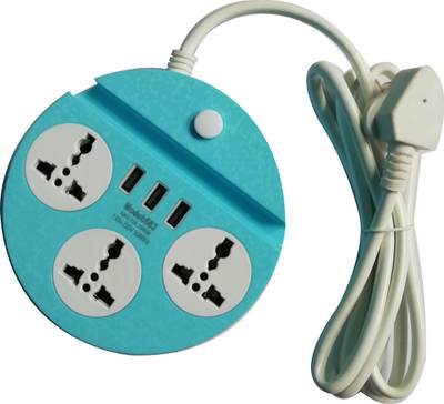 pritam global traders Extension Cord with usb mobile charger in built ...