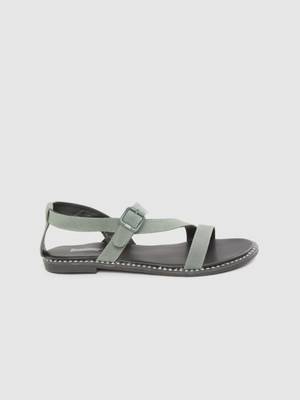 Roadster Women Olive Flats - Price History