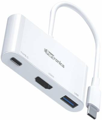 Portronics C-Konnect,3-in-1 USB Type C Multiport Adapter POR1041 HDMI ...