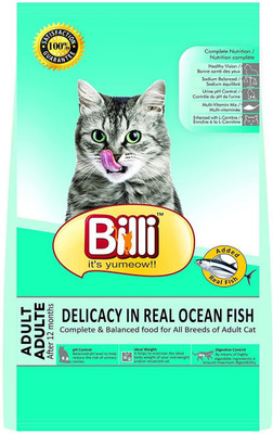Billi Real Ocean Cat Food 3 KG Fish 3 kg Wet Adult Cat Food Lowest ...