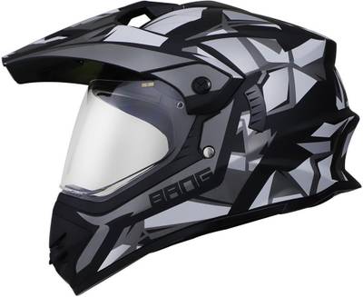 Steelbird Off Road Bang KTN ISI Certified Motocross Full Face Helmet ...