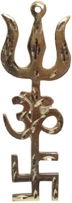 64% OFF on Varanasi Enterprises Trishakti Yantra Swastik Om Trishul ...