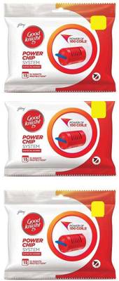 Good Knight POWER CHIP SYSTEM 3 MACHINE AND 3 MOSQUITO COILS 3 Mosquito ...