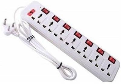 D-DEVOX 7+7 Multi Plug Points Universal Sockets Strip, LED Indicator ...