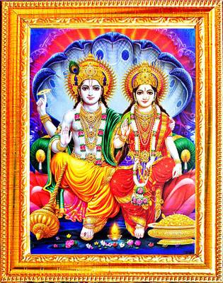 SUNINOW LORD VISHNU LAXMI JI | RELIGIOUS PHOTO FRAME Religious Frame ...