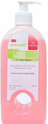 3M Avagard CHG Hand rub with Dispenser Pump 500 ml Hand Rub Pump ...