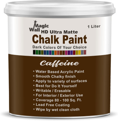 MagicWall Chalk Paint Caffeine | 1 Liter - Matt Finish | Water Base ...