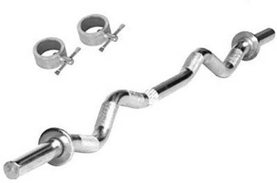 VIDA 3ft Curl rod for triceps biceps home gym exercises Weight Lifting ...